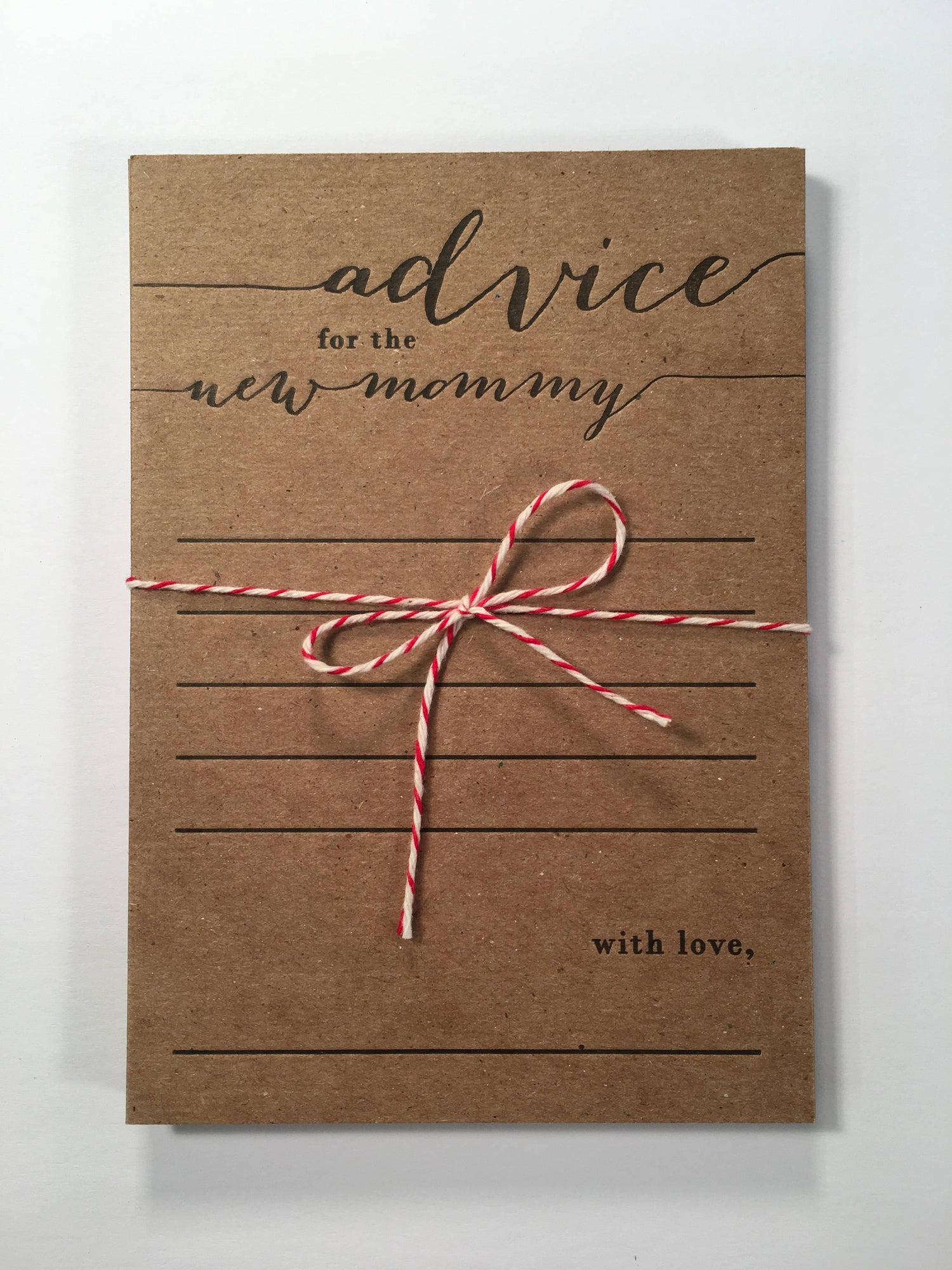 Advice For The New Mommy Letterpress Note Card Set – Half Pint Ink